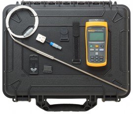 Fluke 1523-P4 Reference (IR) Thermometer Kit with carrying case
