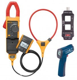 Fluke 381 Remote Display True RMS AC/DC Clamp Meter Kit - Includes FREE ...